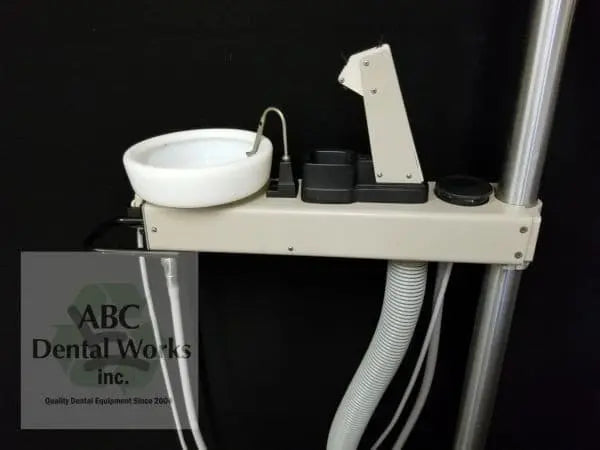 Adec Cuspidor Universal 2" Post Mount w Assist. Pkg. - ABCDentalworks