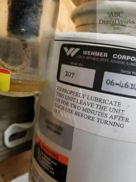 Dental Wehmer 1/4HP Wall Mount Vacuum Spatulator w – ABCDentalworks