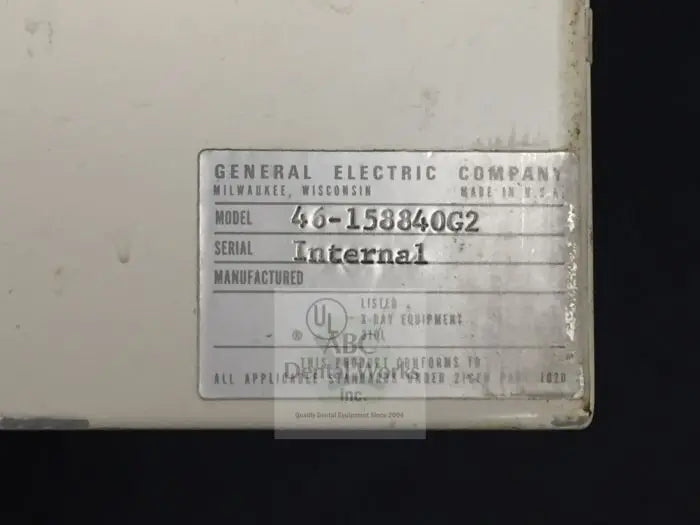 GE General Electric 70KV or 90 KV X-ray Timer Control – ABCDentalworks